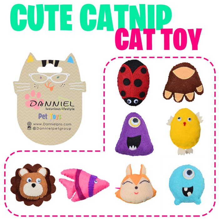 Cute Cat Toy With Catnip (Pack of 6) - It's Over 9000!